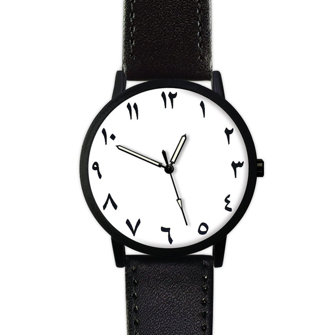 Arabic - Indic Numerals / Numbers Watch | White Face Watch | Minimalist ...