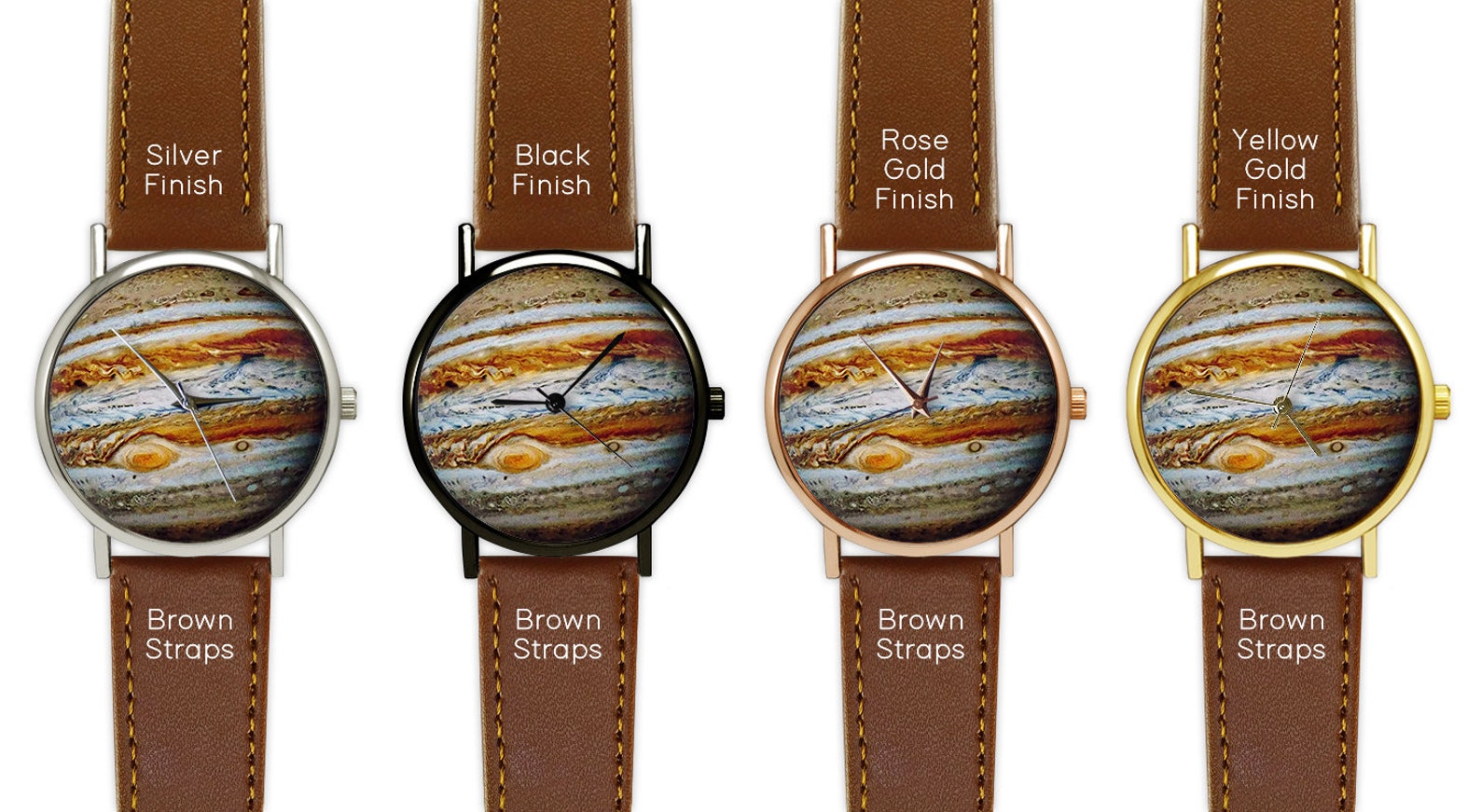 Jupiter Watch Planet Jupiter Leather Watch Ladies Watch | Etsy