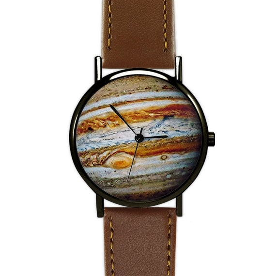 Jupiter Watch Planet Jupiter Leather Watch Ladies Watch | Etsy