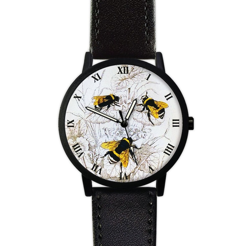 Vintage Honey Bee Watch Insect Watch Leather Watch | Etsy