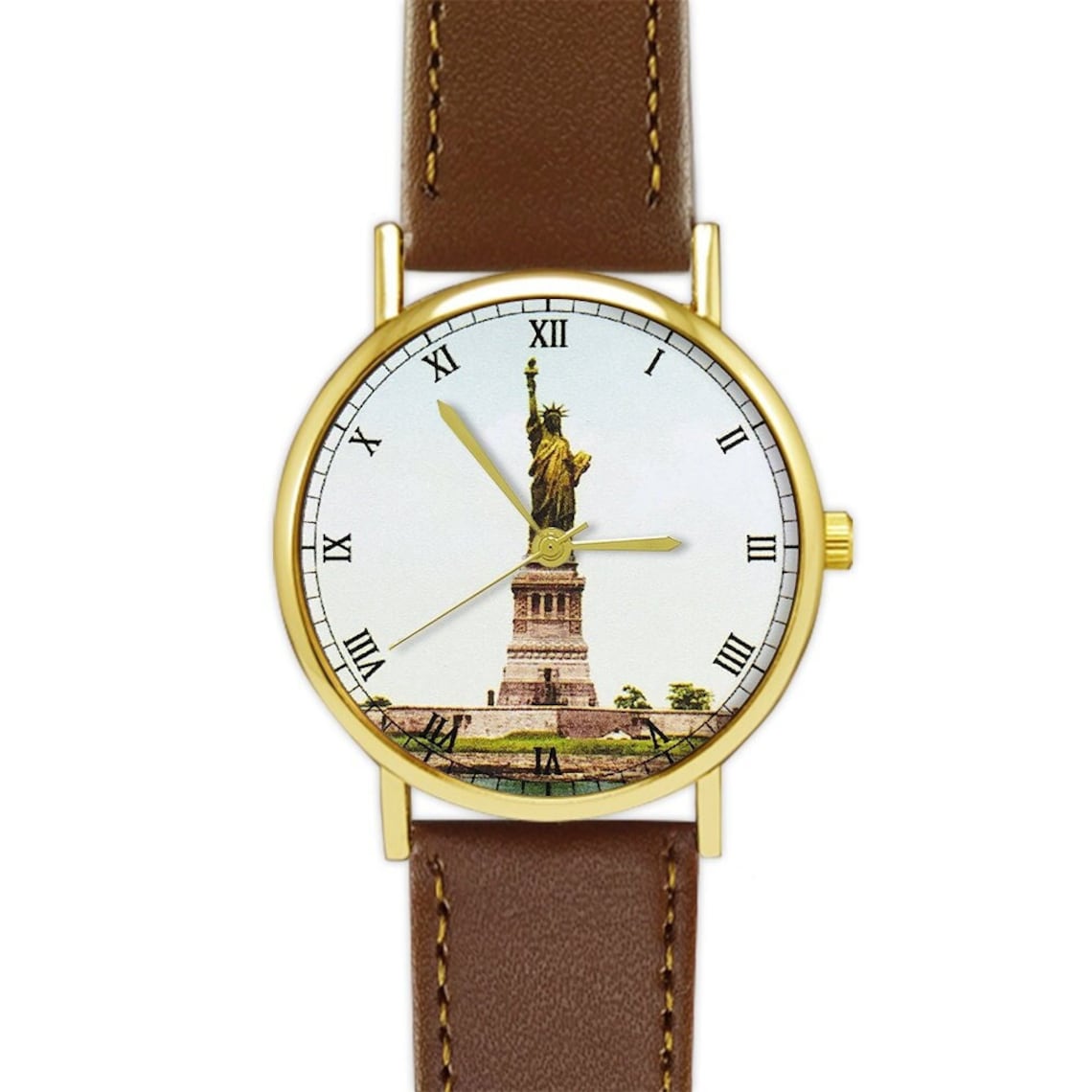 Vintage Statue of Liberty Watch New York Ellis Island - Etsy