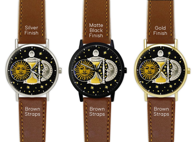 Sun and Moon Watch El Sol Y La Luna Astronomy Ladies - Etsy