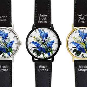 Vintage Lilac Flowers Watch | Syringa Floral Watch | Violets ...