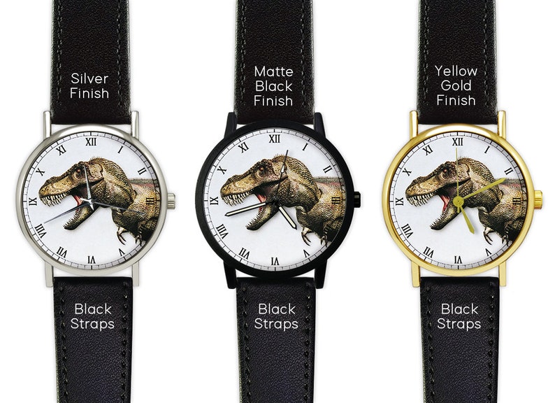 Dinosaur Watch T-rex Leather Watch Ladies / Women's - Etsy