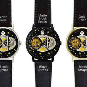 Sun and Moon Watch | El Sol Y La Luna | Astronomy | Ladies Watch ...