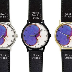 Vintage Crescent Moon Watch | Leather Watch | Ladies Watch | Men's ...