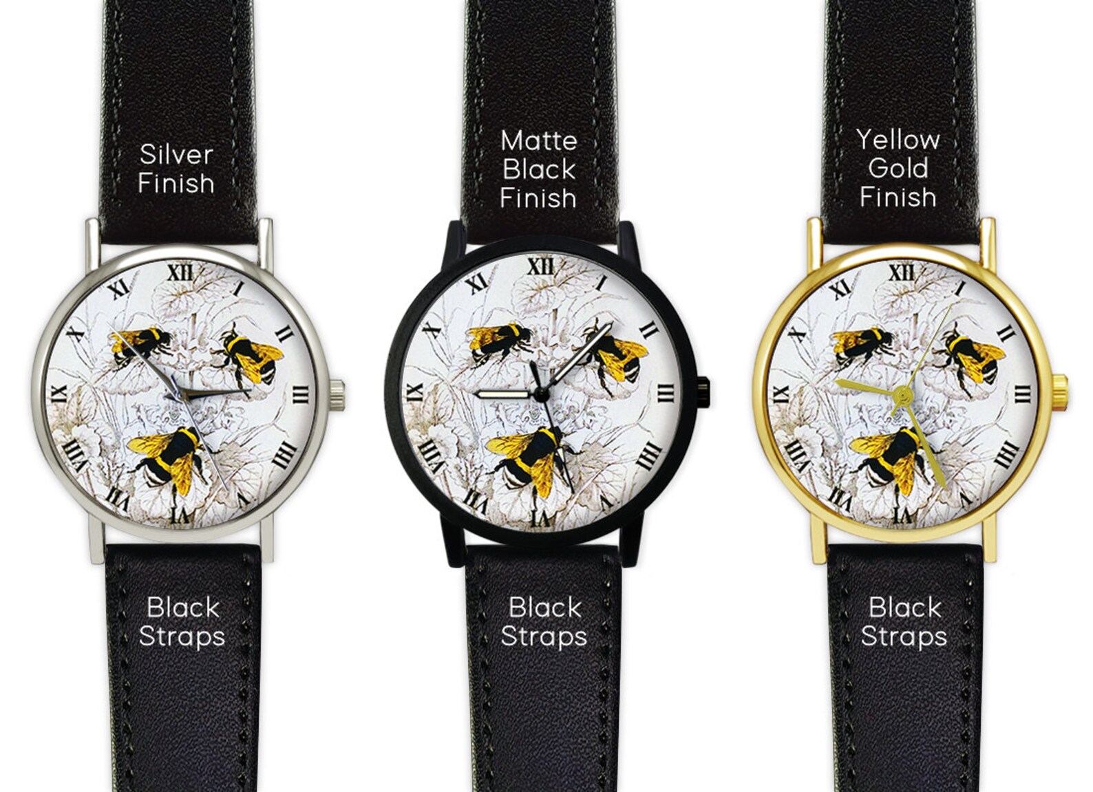 Vintage Honey Bee Watch Insect Watch Leather Watch | Etsy