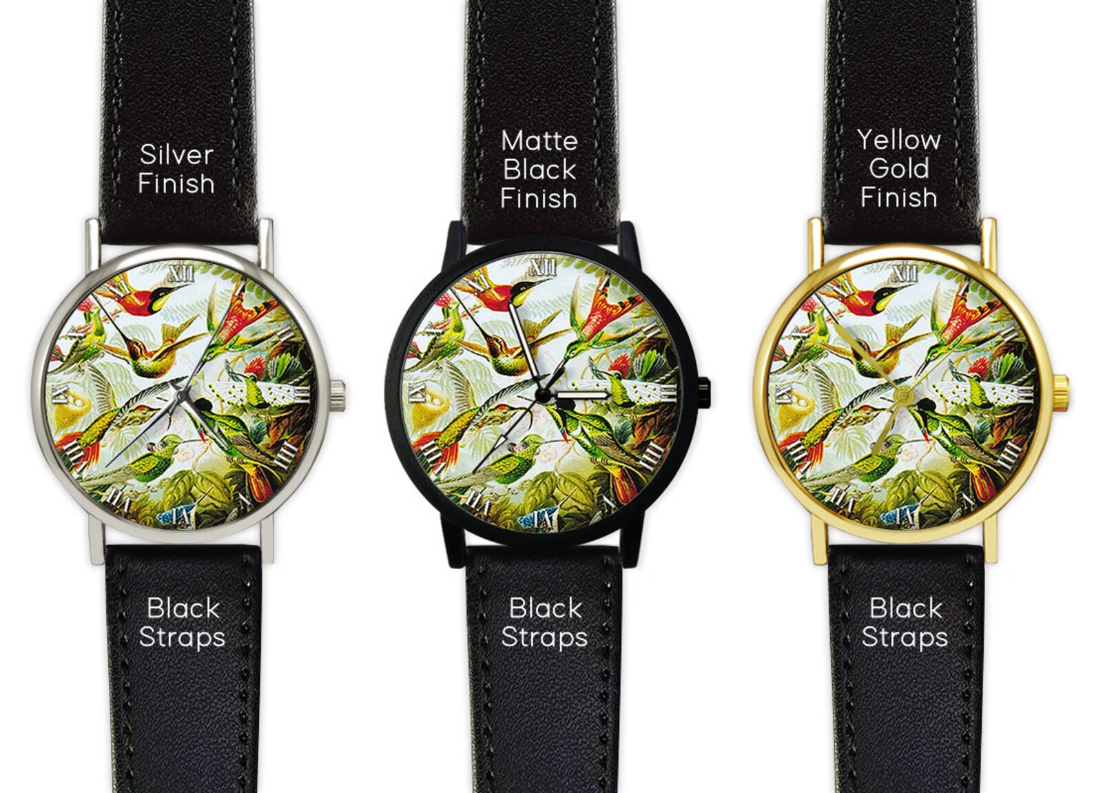 Vintage Hummingbirds Illustration Watch Bird Watch Rain - Etsy