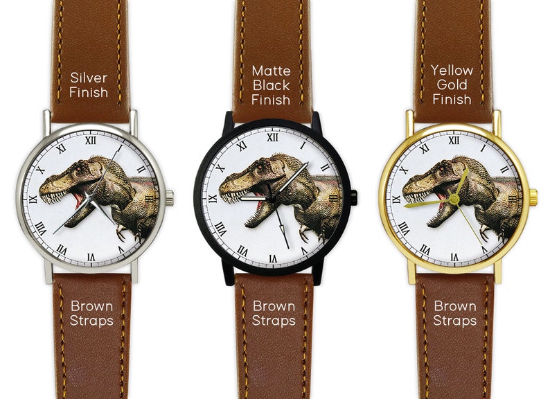 Dinosaur Watch T-rex Leather Watch Ladies / Women's - Etsy