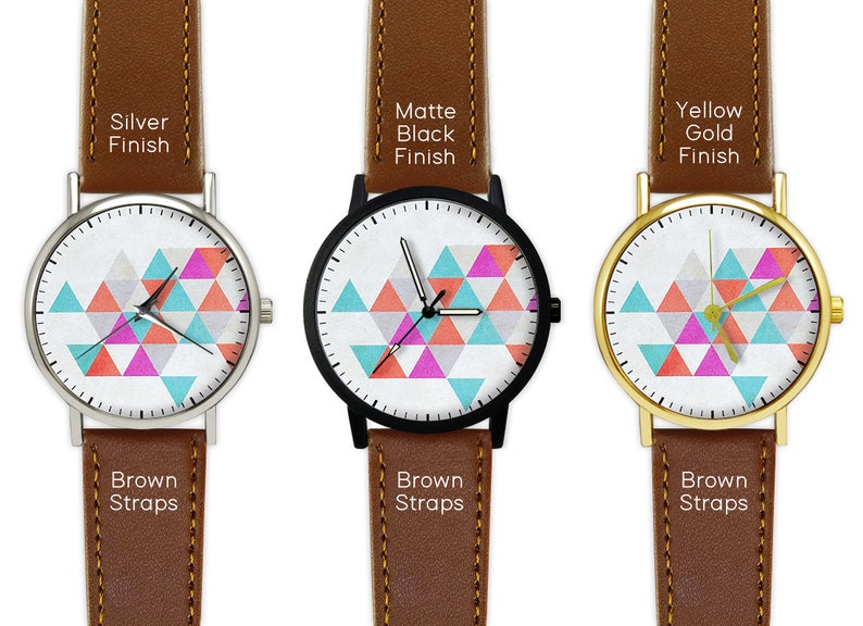 Geometric Watch Triangles Vintage Style Watch Ladies - Etsy