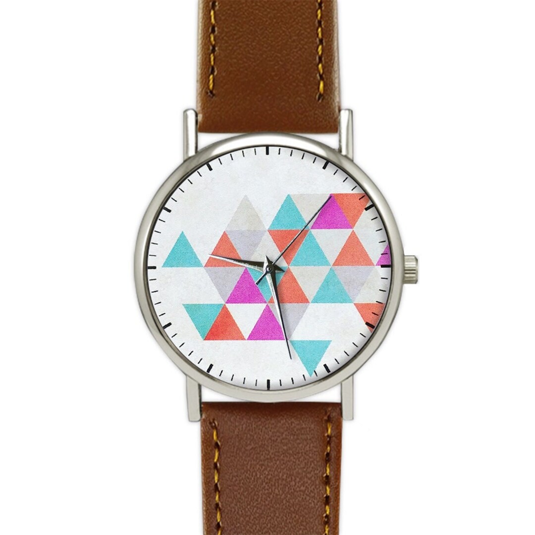 Geometric Watch | Triangles | Vintage Style Watch | Ladies Watch ...