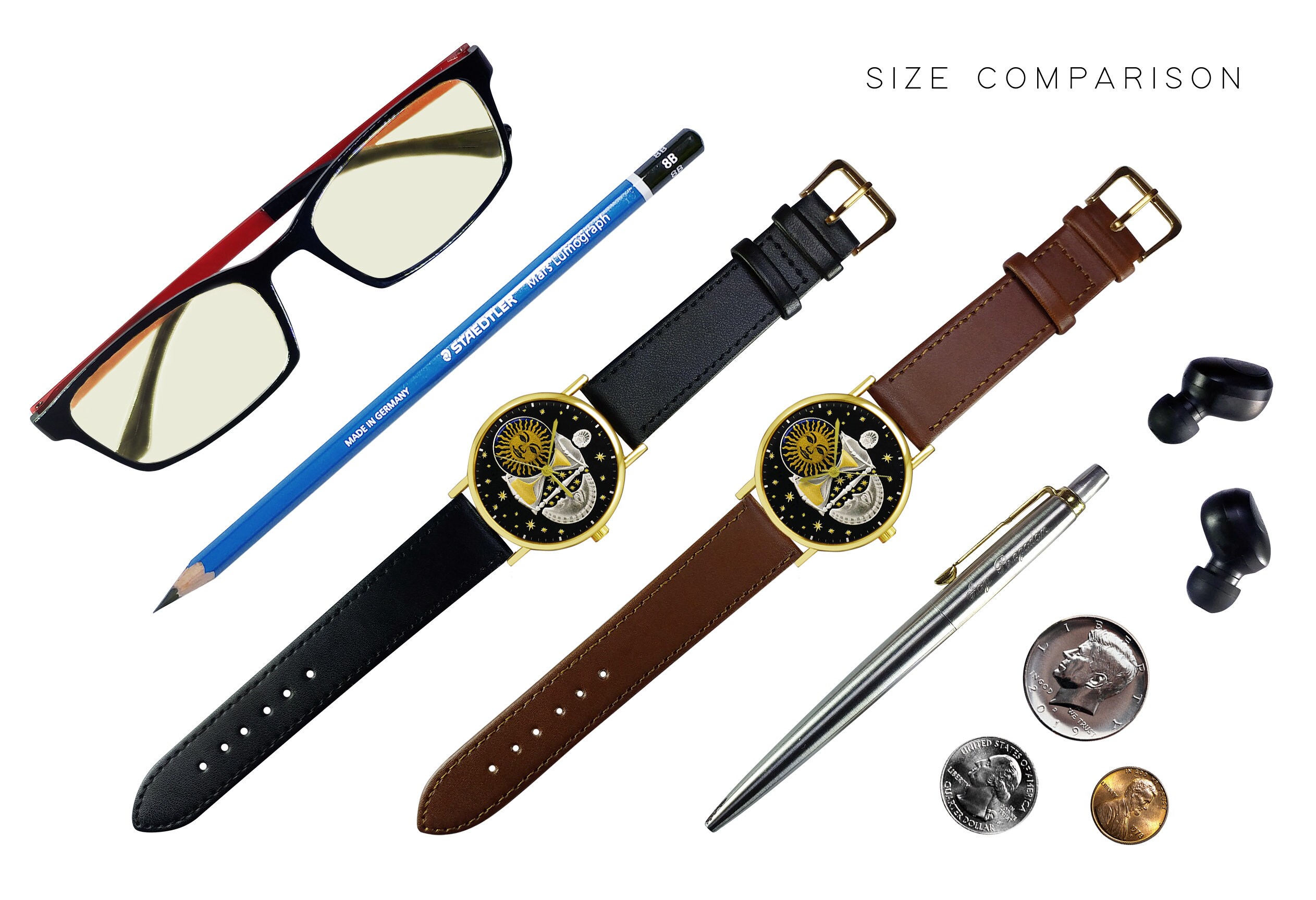 Sun and Moon Watch El Sol Y La Luna Astronomy Ladies | Etsy