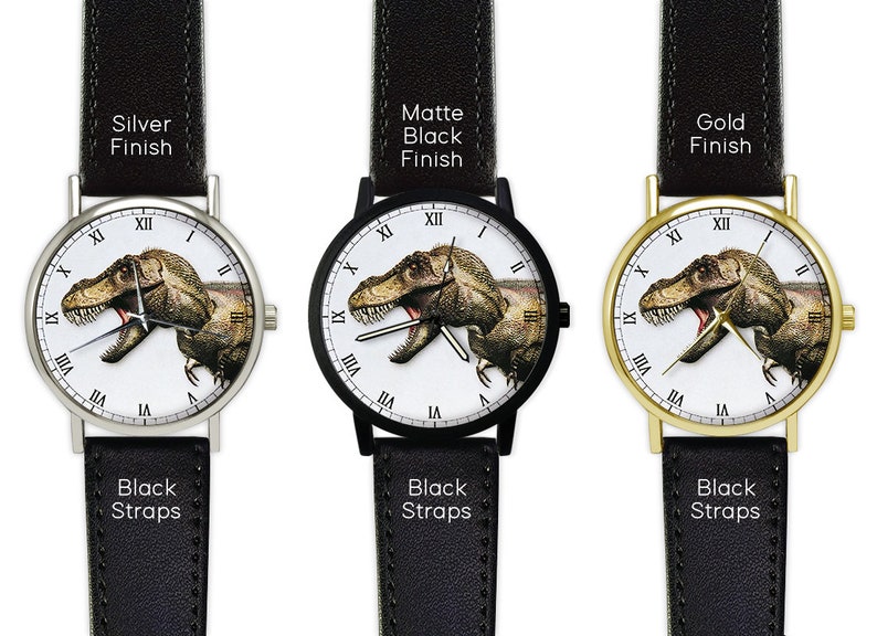 Dinosaur Watch T-rex Leather Watch Ladies / Women's - Etsy