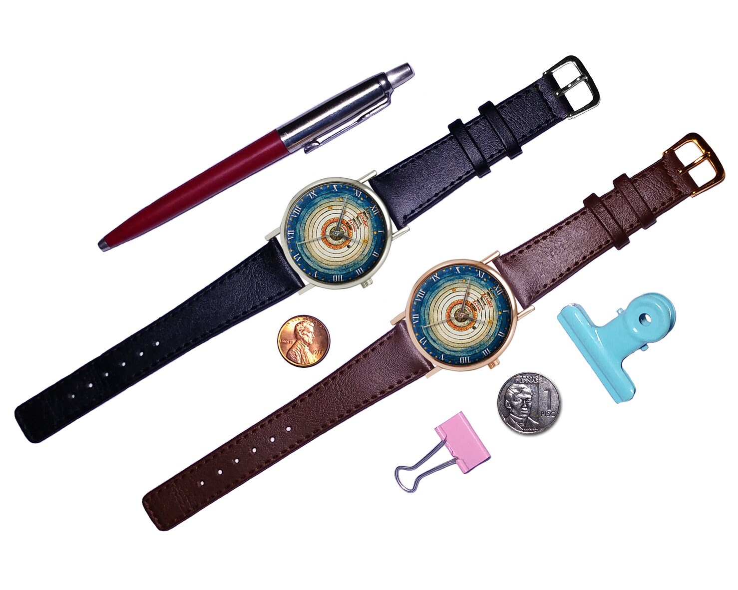 Antique Solar System Illustration Watch Astronomy Space | Etsy