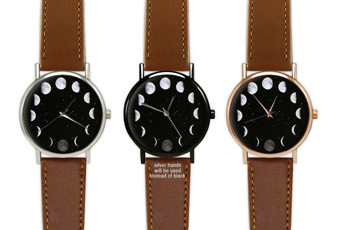moon-phases-watch-space-watch-lunar-watch-astronomy-etsy