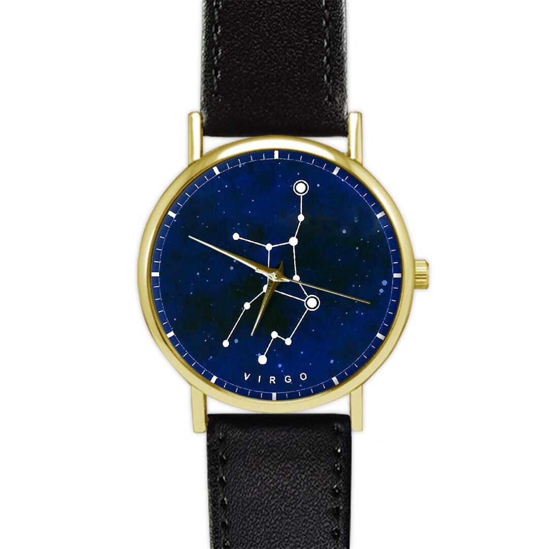 Reloj con la constelación de Virgo / Reloj del zodiaco / Reloj para ...