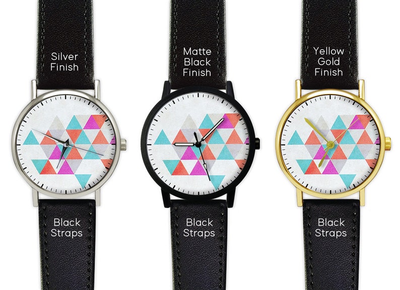 Geometric Watch Triangles Vintage Style Watch Ladies - Etsy
