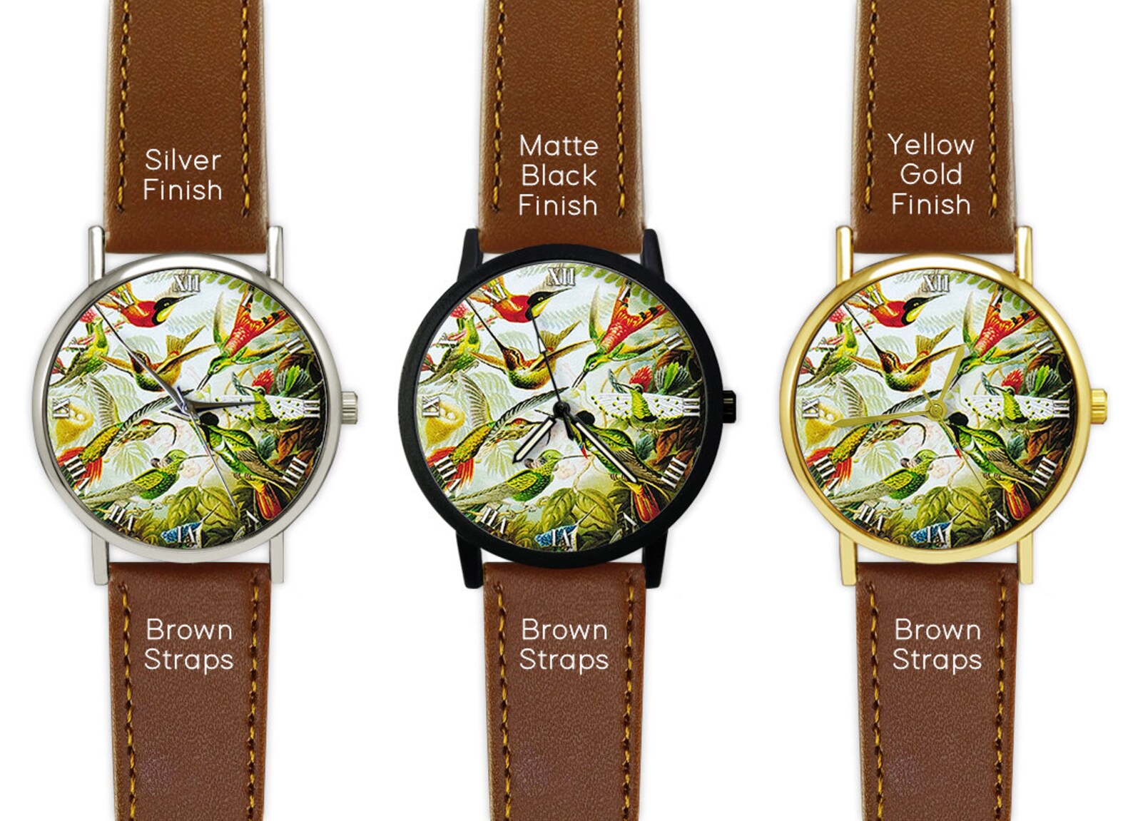 Vintage Hummingbirds Illustration Watch Bird Watch Rain - Etsy