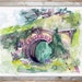 Bag End Painting, Watercolor Painting, Lord, Fantasy Art, Rings ...