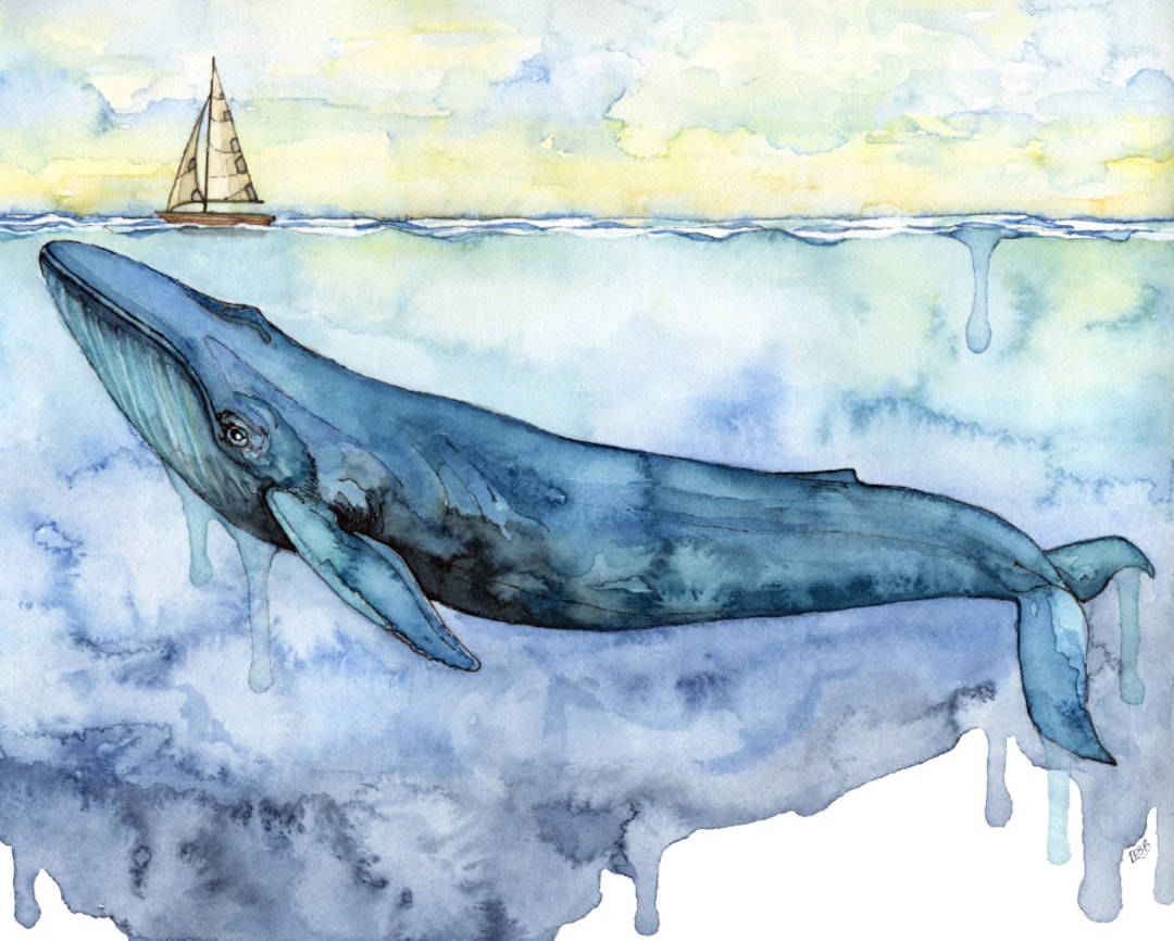Blue Whale Art