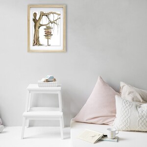 Storybook Signpost Tree Print - Customizable Literary Signpost, Fantasy ...