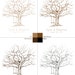 XLARGE CUSTOM Guest Book Tree Choose Your Tree Color Sizes - Etsy