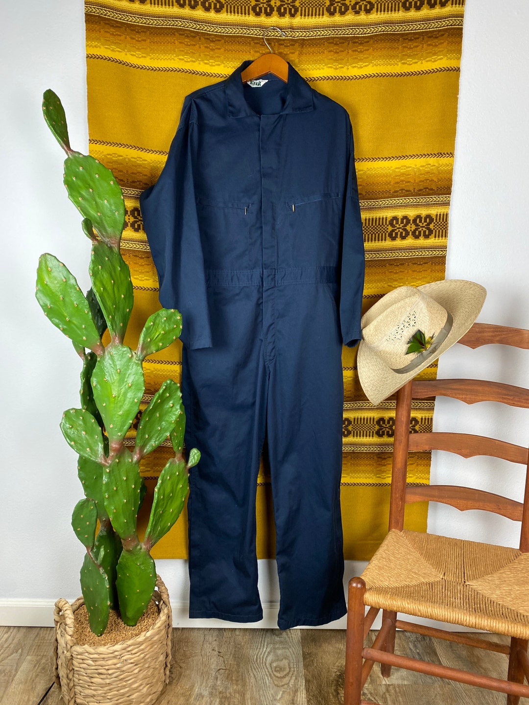 Vintage KEYS Mechanics Coveralls Size Medium Short - Etsy