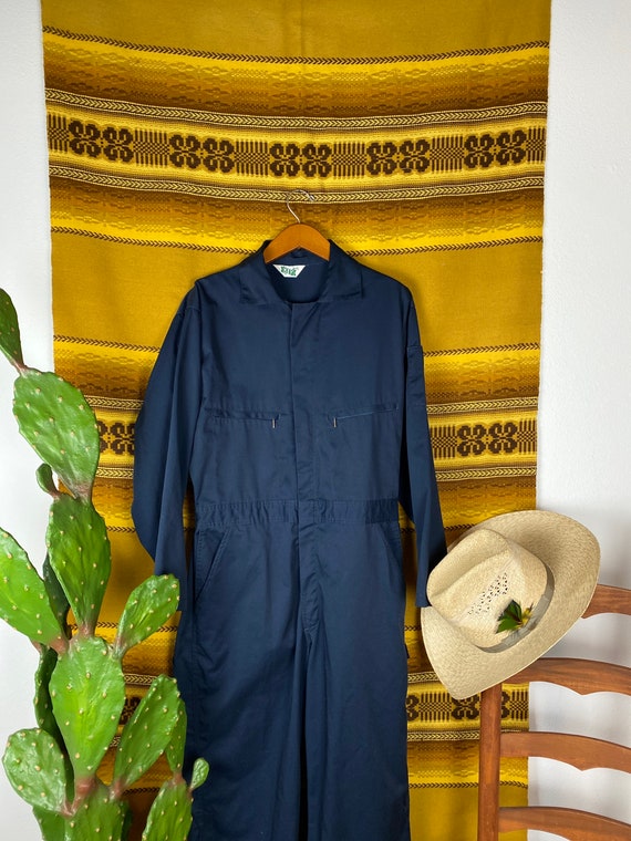 Vintage KEYS Mechanics Coveralls Size Medium Short - Gem