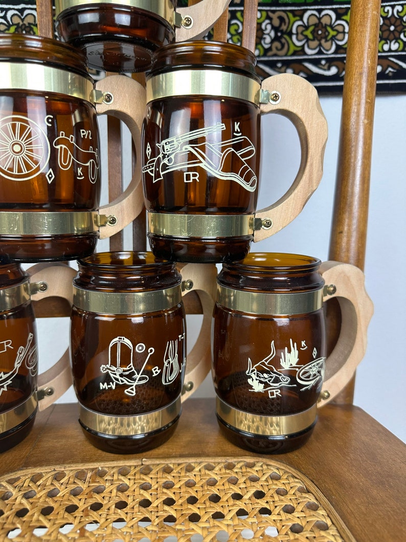 Vintage Siesta Ware Cowboy Barrel Mugs - Etsy