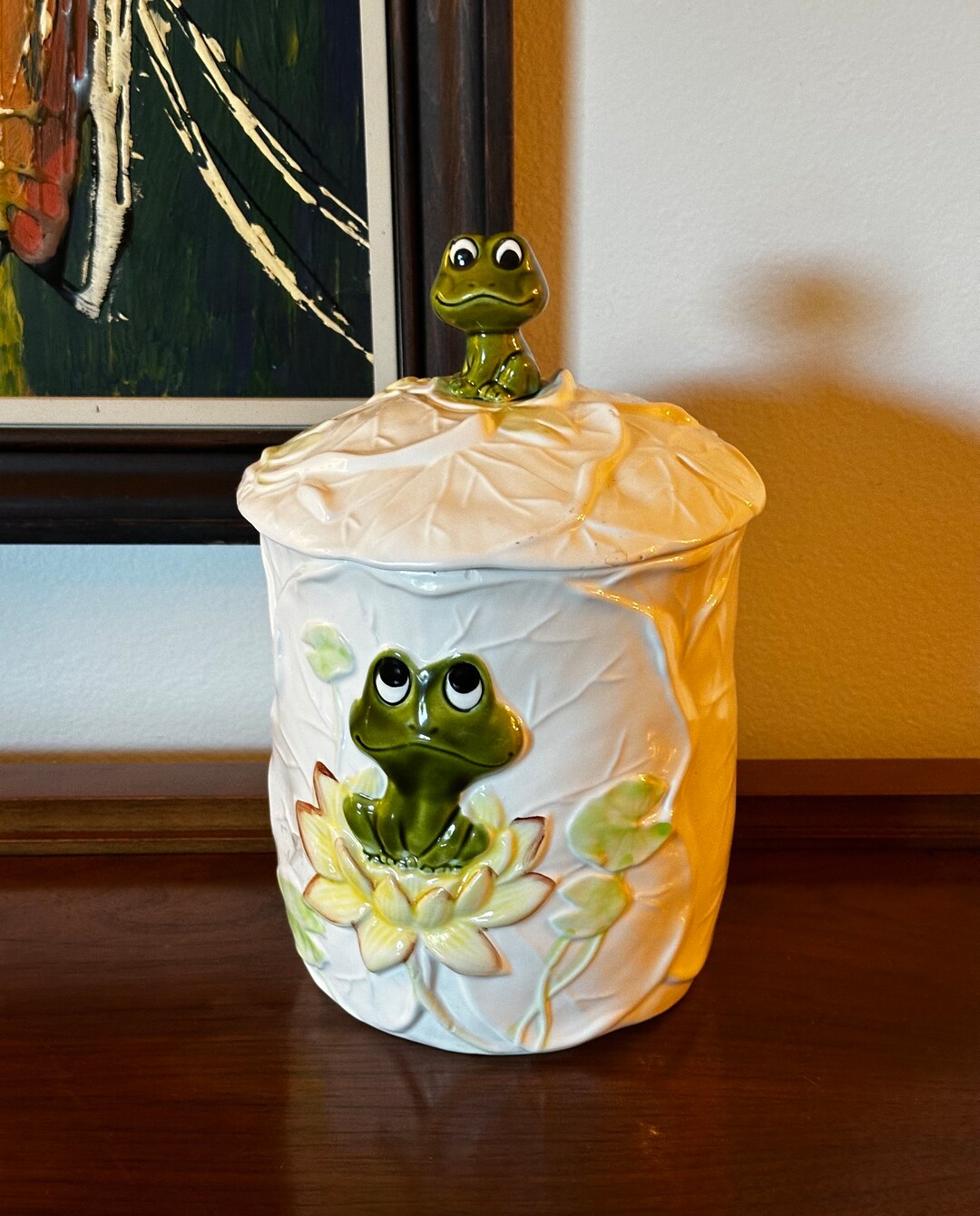 Vintage 1970s Neil the Frog Large Canister Sears and Roebuck 1975 - Etsy