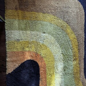 Vintage 1970s Shag Area Rug 5 X 8 - Etsy