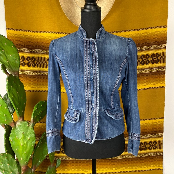 80s Denim Jacket - Etsy