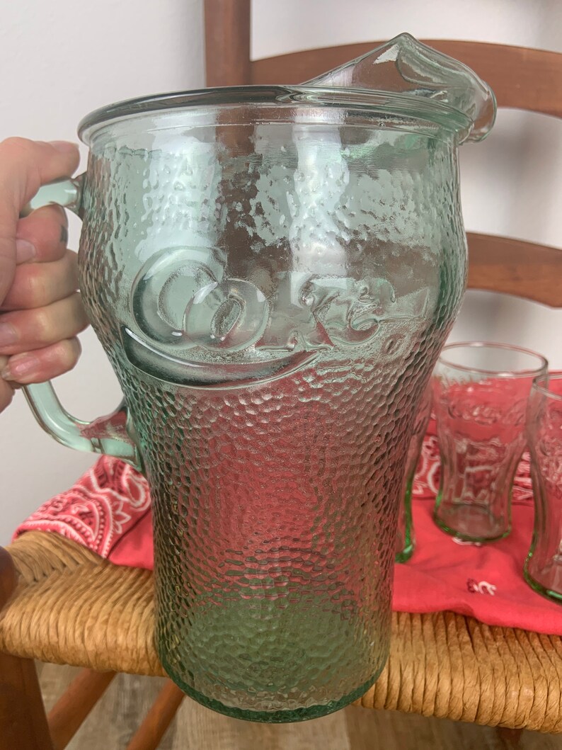 Vintage Coca Cola Pitcher Set | Etsy