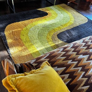 Vintage 1970s Shag Area Rug 5 X 8 - Etsy