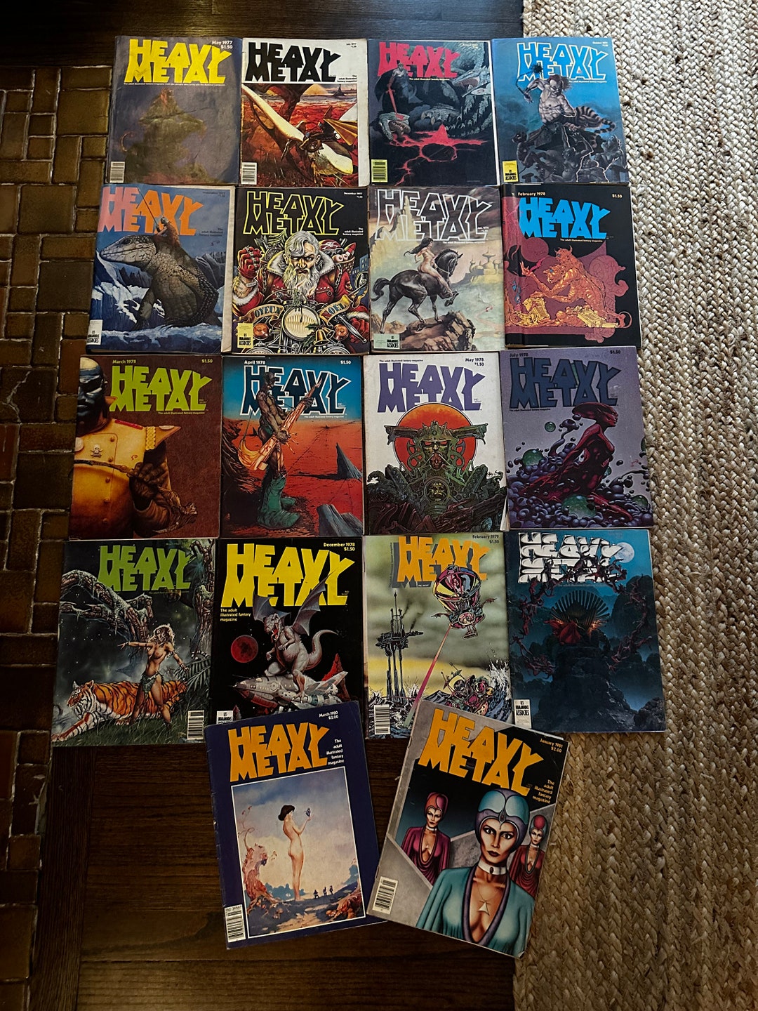 Vintage Collection of 18 Heavy Metal Magazines From 1977 to - Etsy