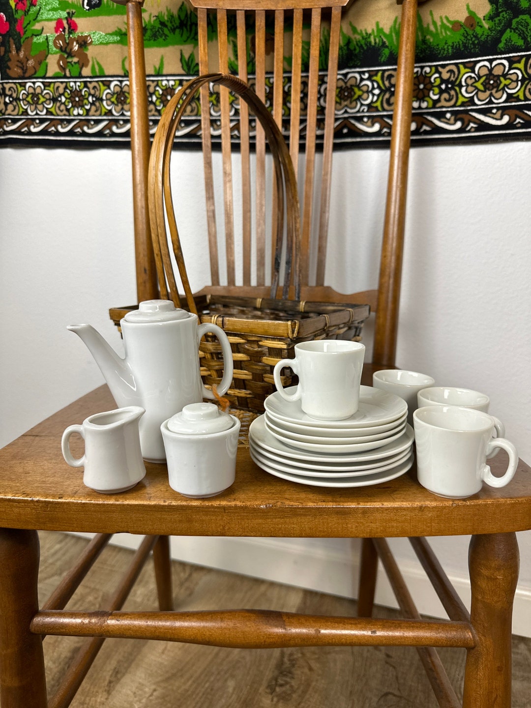 Vintage 1960’s/70s Kid’s Porcelain Toy Tea Set Made in Japan - Etsy