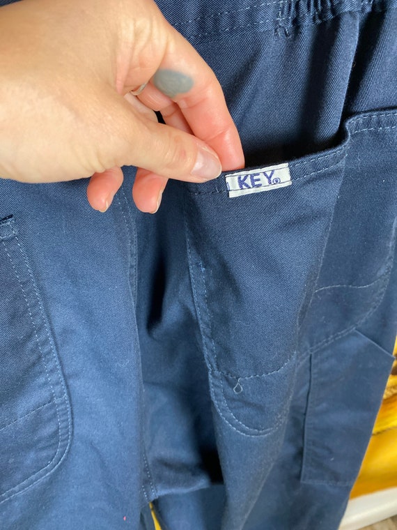 Vintage KEYS Mechanics Coveralls Size Medium Short - Gem