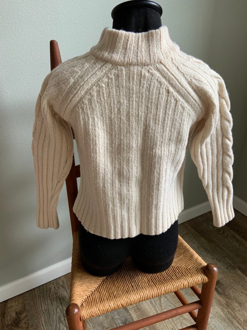 Vintage Pendleton Kids Cable Knit Fisherman's Sweater | Etsy