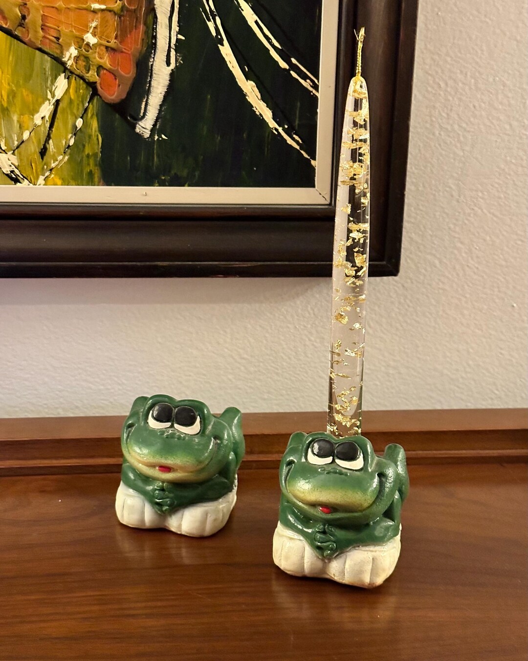 1970s Milo Creations Frogs Candlestick Holders - Etsy