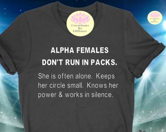 Alpha Female Shirt - Etsy