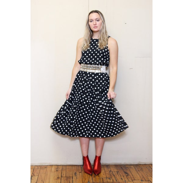 Pretty Woman Polka Dot Dress Etsy