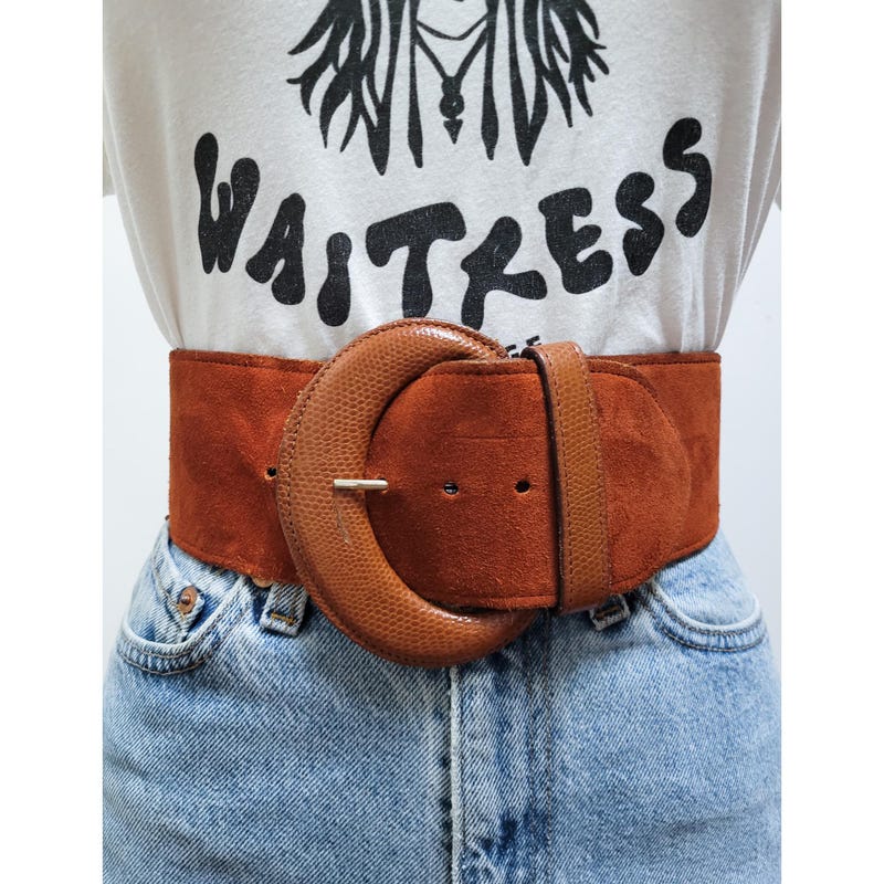 Burnt Orange Belt - Etsy
