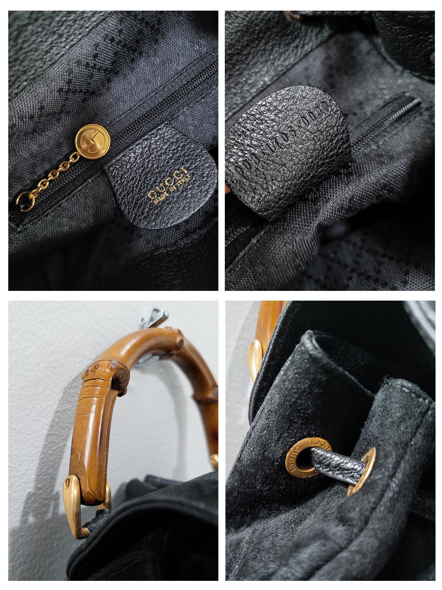 VINTAGE Auth GUCCI 90s Early 2000s Y2K Tom Ford Era Black VINTAGE Auth GUCCI 90s Early 2000s Y2K Tom Ford Era Black
