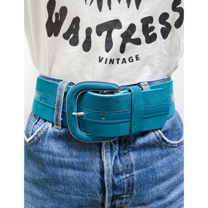 Turquoise Belts - Etsy