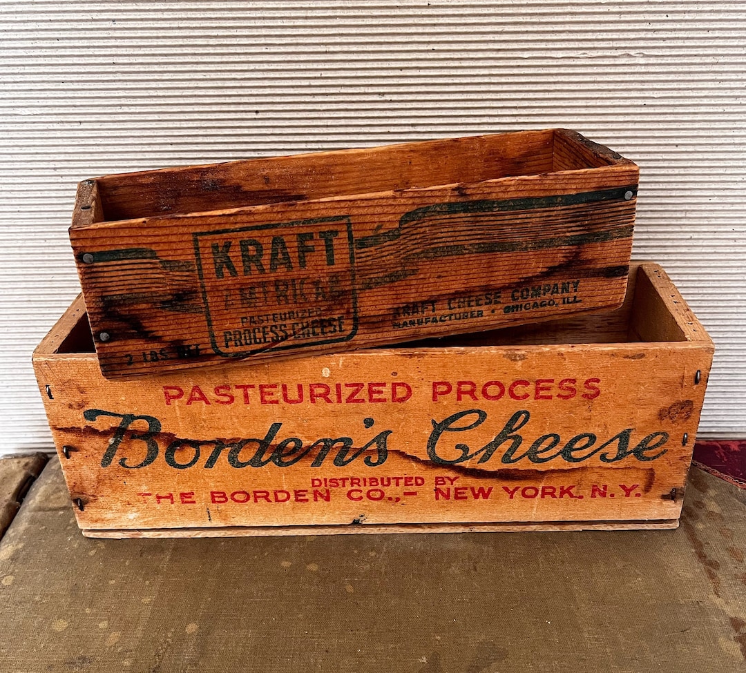 Vintage Wood Cheeses Boxes - Etsy