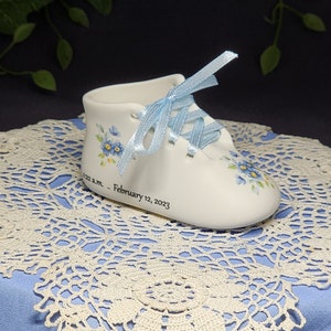 Personalized Porcelain Baby Shoe: Custom Heirloom Nursery Decor - Etsy