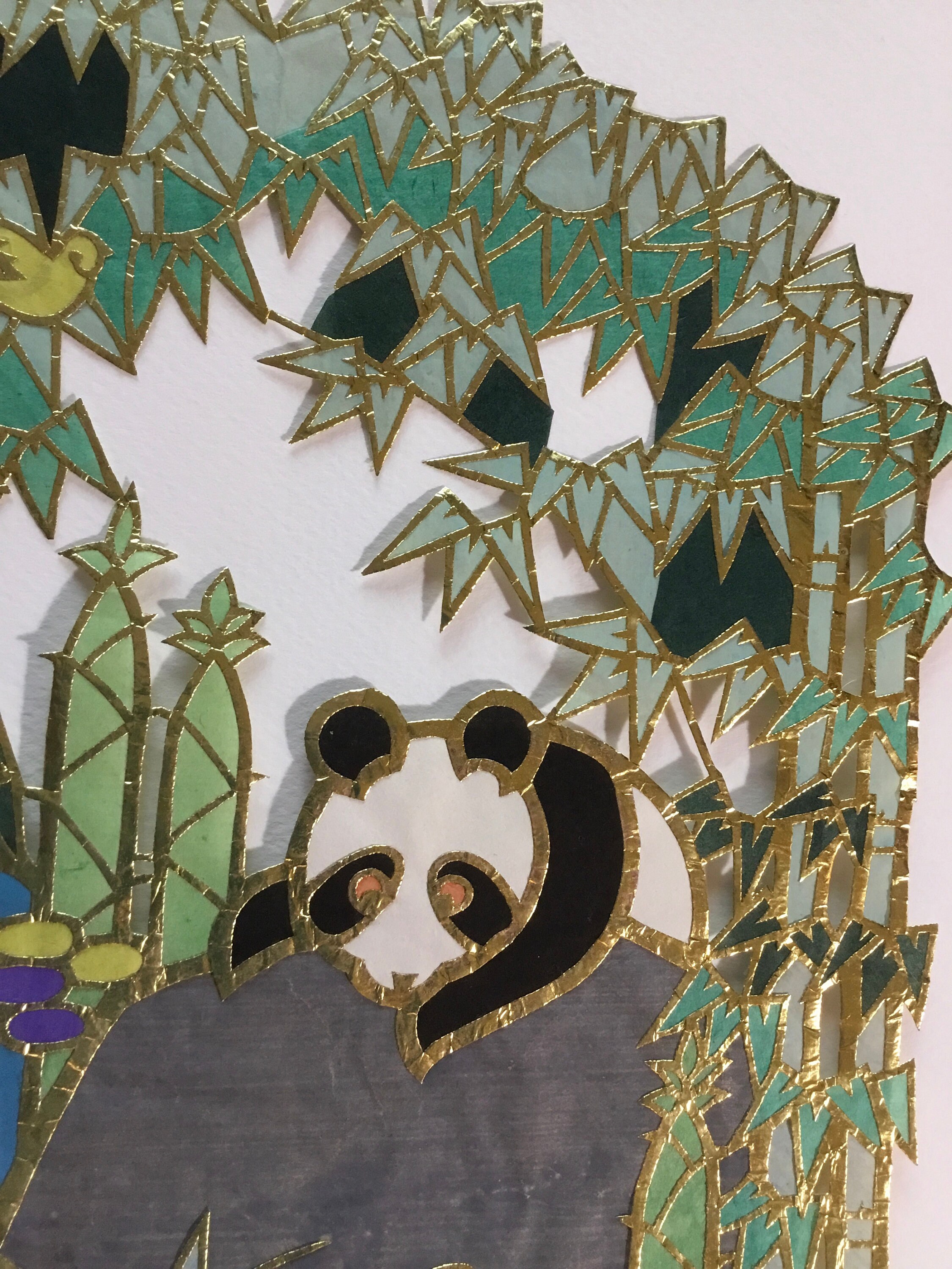 Panda Paper Cut Art From a Trip to China 1980 - Etsy