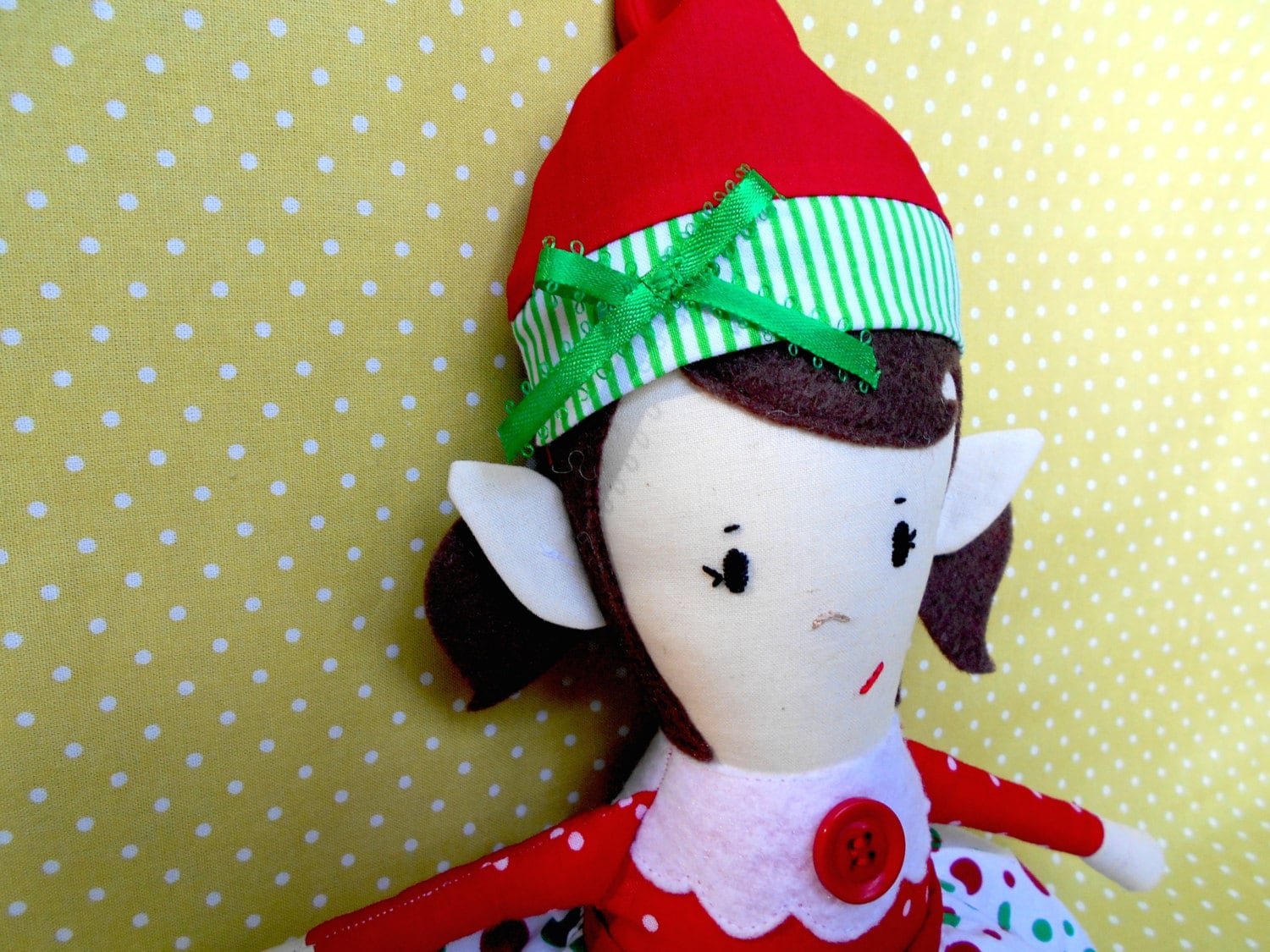 Doll Pattern Christmas Elf Girl Doll PDF Sewing Pattern - Etsy