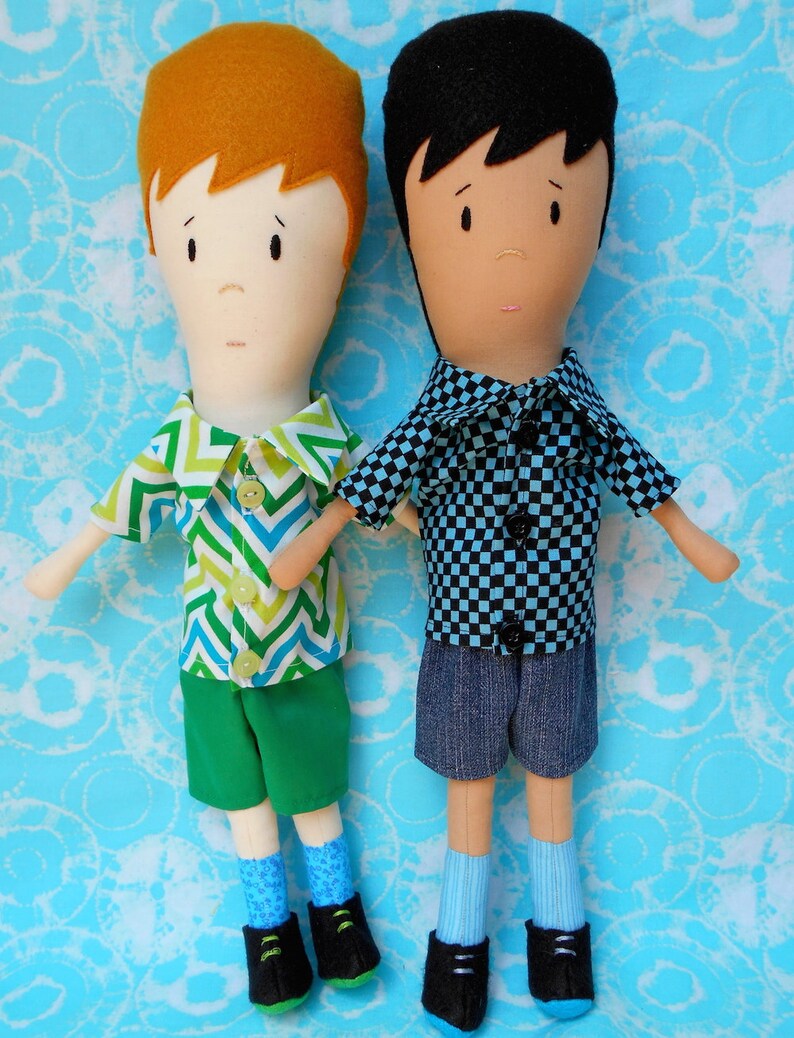 Doll Pattern - Charlie Boy Cloth Doll PDF Sewing Pattern - Etsy