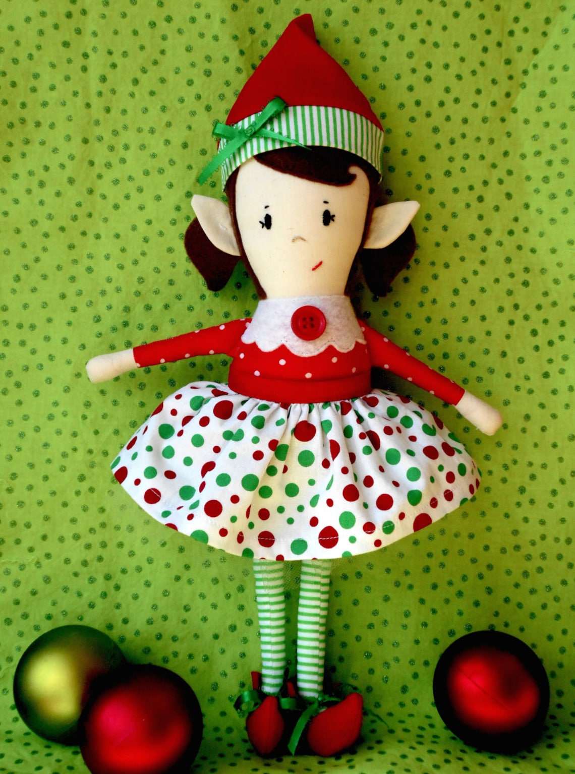 Doll Pattern Christmas Elf Girl Doll PDF Sewing Pattern - Etsy